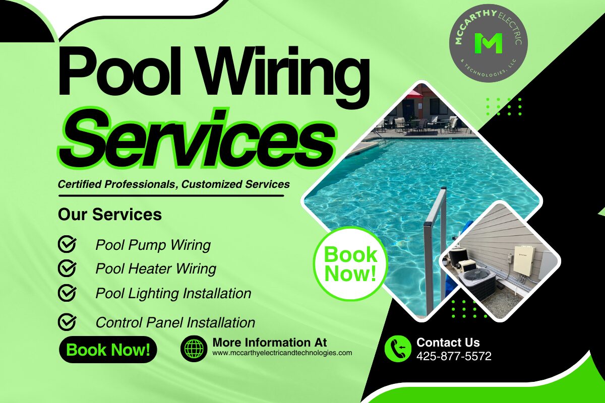 Professional Pool Wiring Solutions in Everett - McCarthy Electric