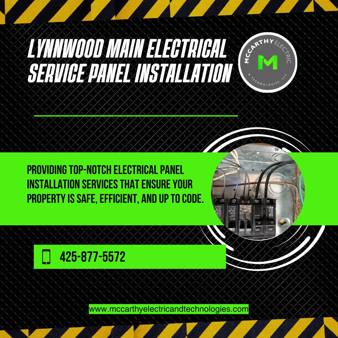 Electrical Service Panel Services Lynnwood | McCarthy Electric